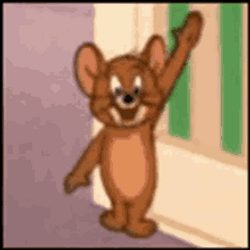 Jerry The Mouse Waving Byeeee GIF | GIFDB.com