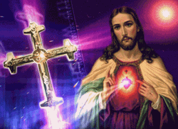 Jesus Christ Dazzling Holy Cross GIF | GIFDB.com