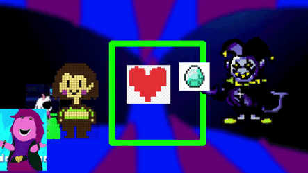 Jevil Deltarune Card Game Over GIF | GIFDB.com