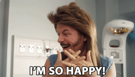 Joe Dirt David Spade I'm So Happy GIF | GIFDB.com