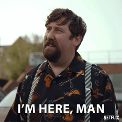 Jim Howick Im Here GIF | GIFDB.com