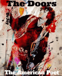 Jim Morrison Bloody Portrait GIF | GIFDB.com