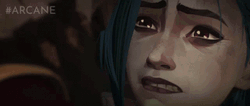 Jinx Arcane Crying GIF | GIFDB.com