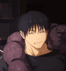 Jjk Toji Teasing Face GIF | GIFDB.com