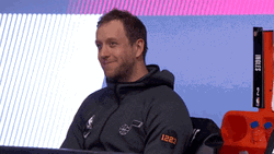 Joe Ingles Suppressed Laugh GIF | GIFDB.com