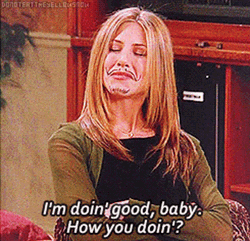 Friends Rachel Green Joey How You Doin GIF | GIFDB.com