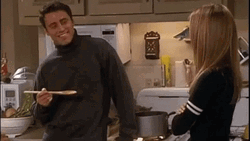 Joey How You Doin Rachel Green Kitchen GIF | GIFDB.com