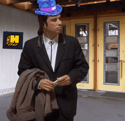 John Travolta Meme Hat GIF | GIFDB.com