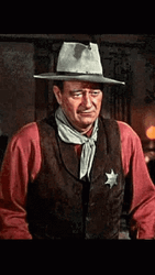 John Wayne As Texan Sheriff GIF | GIFDB.com