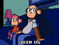 Join Us The Simpsons Monkey Meme GIF | GIFDB.com