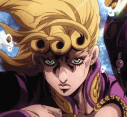 Jojo Bizarre Giorno Giovanna GIF | GIFDB.com