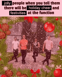 Jolly People Having Funny Holiday Cheer GIF | GIFDB.com