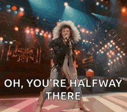 Jon Bon Jovi Oh You're Half Way There GIF | GIFDB.com