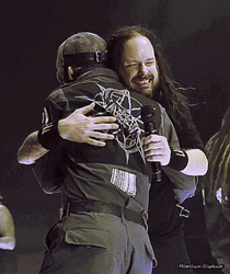 Jonathan Davis Korn Hug GIF | GIFDB.com