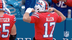 Josh Allen Showing Muscle GIF | GIFDB.com