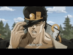 Jotaro Kujo Jojo's Bizarre Adventure GIF | GIFDB.com