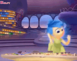 Joy Inside Out Singing With Instrument GIF | GIFDB.com