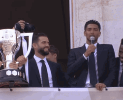 Jude Bellingham Proud Audience Clapping GIF | GIFDB.com