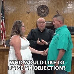 Judge Asking Who Would Like To Raise Objection GIF | GIFDB.com