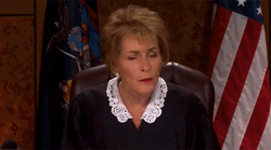 Judge Judy Serious Listening GIF | GIFDB.com