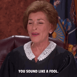 Judge Judy Sounds Fool GIF | GIFDB.com