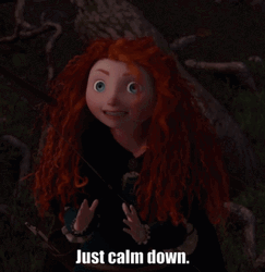 Just Calm Down Merida GIF | GIFDB.com