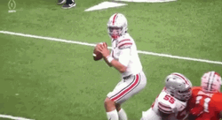 Justin Fields Touchdown Throw GIF | GIFDB.com