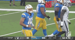 Justin Herbert Chargers Run Smile GIF | GIFDB.com