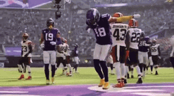 Justin Jefferson Vikings Happy Dance GIF | GIFDB.com