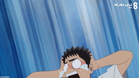 Kafka Hibino Kaiju Crying GIF | GIFDB.com