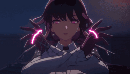 Kafka Honkai Star Rail Laser Powers GIF | GIFDB.com