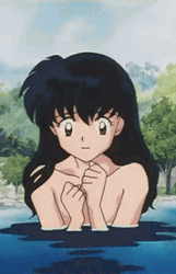 Hot Bath Kagome GIF | GIFDB.com