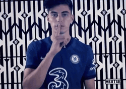 Kai Havertz Shh Motion GIF | GIFDB.com