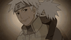 Kakashi Hatake Father Back Ride Naruto GIF | GIFDB.com
