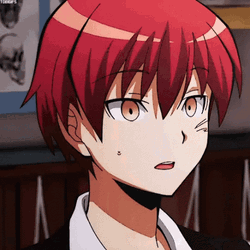 Karma Akabane Anime Reaction Change GIF | GIFDB.com