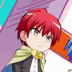 Karma Akabane Chibi Funny Head Hit GIF | GIFDB.com
