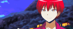Karma Akabane Koro Ball Selfie GIF | GIFDB.com