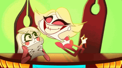 Katie Killjoy And Charlie Morningstar Hazbin Hotel GIF | GIFDB.com