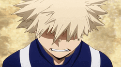 Katsuki Bakugou Angry Facial Reaction GIF | GIFDB.com