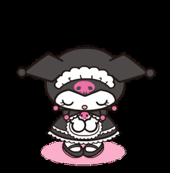 Kuromi Close-up Sparkly Eyes GIF | GIFDB.com