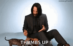 Keanu Reeves Thumbs Up GIF | GIFDB.com