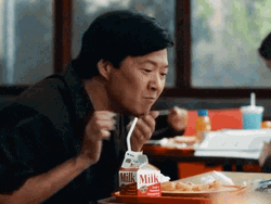 Ken Jeong Milk Spit GIF | GIFDB.com