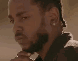 Kendrick Lamar Caressing His Beard GIF | GIFDB.com
