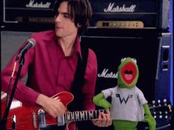 Kermit Dancing With Weezer Brian Bill GIF | GIFDB.com