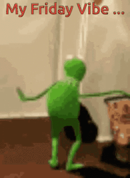 Kermit The Frog Friday Vibes Weekend Meme GIF | GIFDB.com
