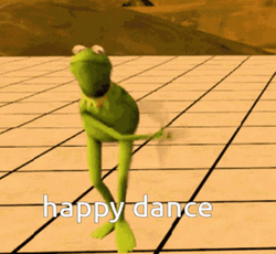 Kermit The Frog Happy Dance GIF | GIFDB.com