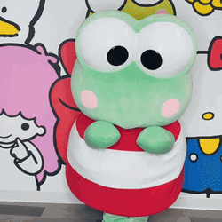Keroppi With His Travel Adventure Character GIF | GIFDB.com