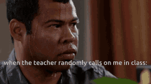Key And Peele Sweating Teacher Randomly Calls GIF | GIFDB.com