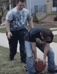 Kick In The Nuts Funny Prank GIF | GIFDB.com
