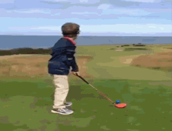 Kid Playing Golf GIF | GIFDB.com
